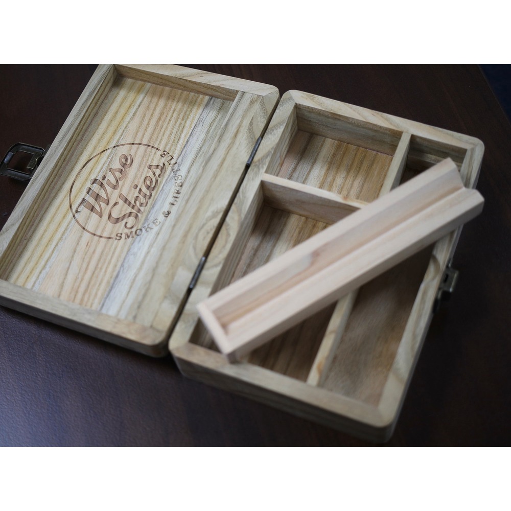 Wise Skies Wooden Rolling Box Medium | Storage Boxes