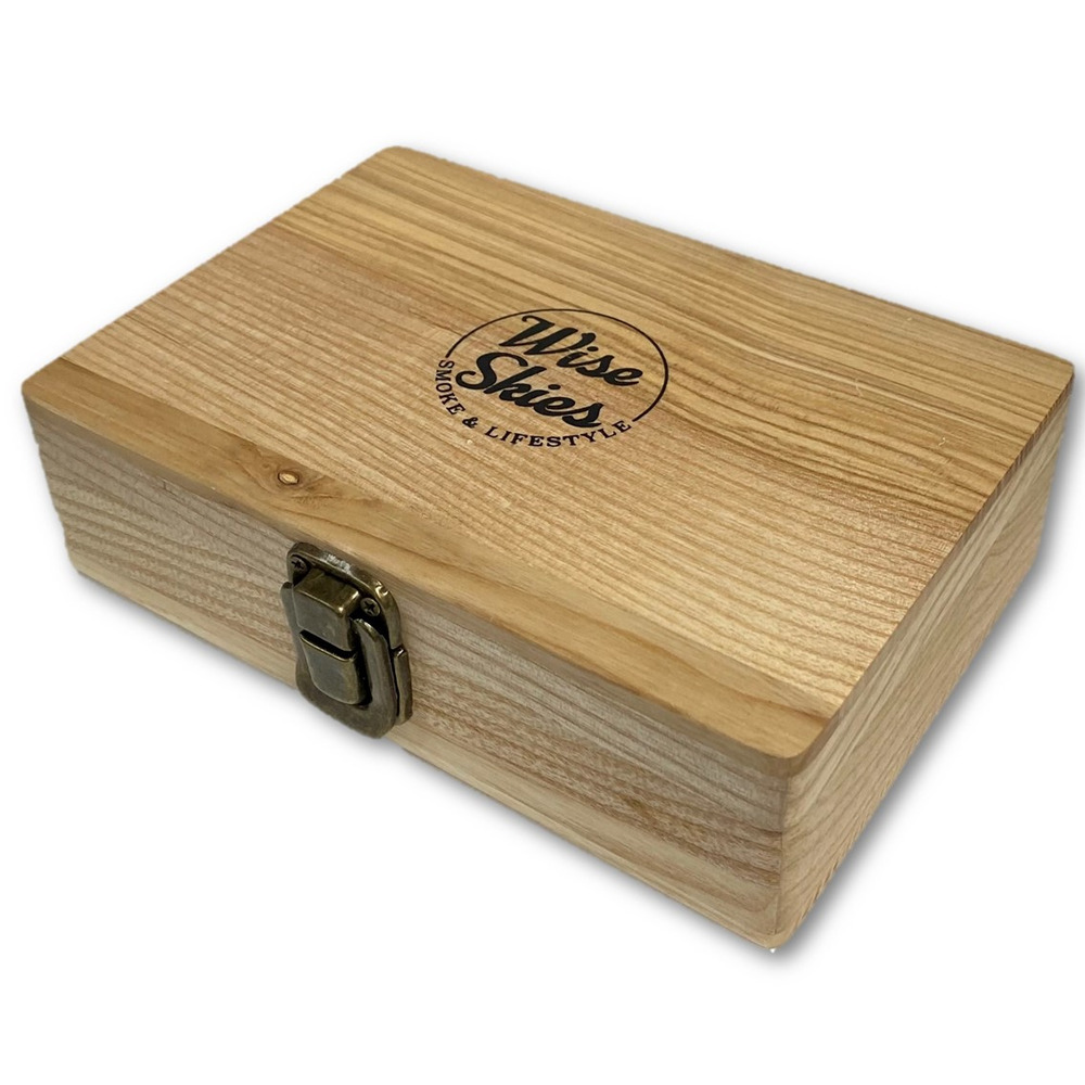 Wise Skies Wooden Rolling Box Medium | Storage Boxes