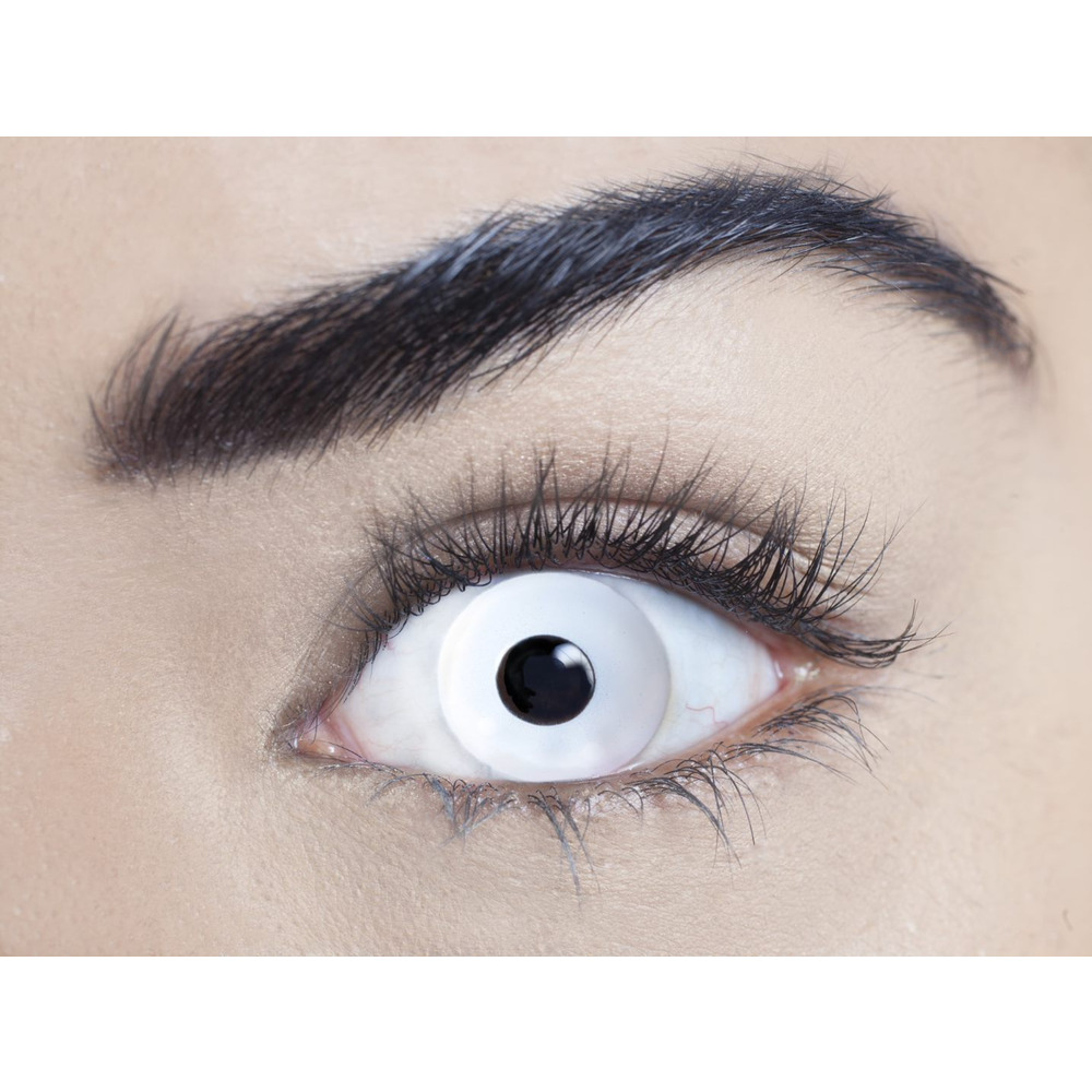 Mesmereyez Mini Sclera White Contact Lenses
