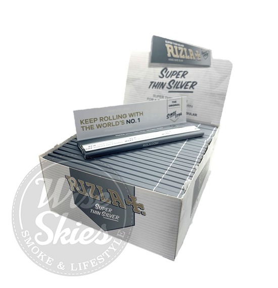Rizla Silver King Size Slim Rolling Paper - Wise Skies