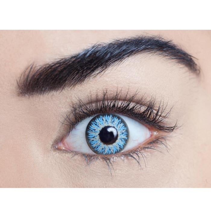 Mesmereyez Crystal Blue Contact Lenses | Stylex Party